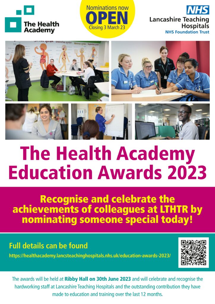 Nominations for The Health Academy Education Awards are now open! - The ...